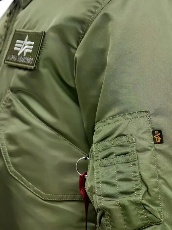 Alpha Industries Logo Patch Zip Jacket