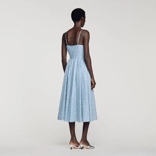 Sandro Striped Maxi Dress