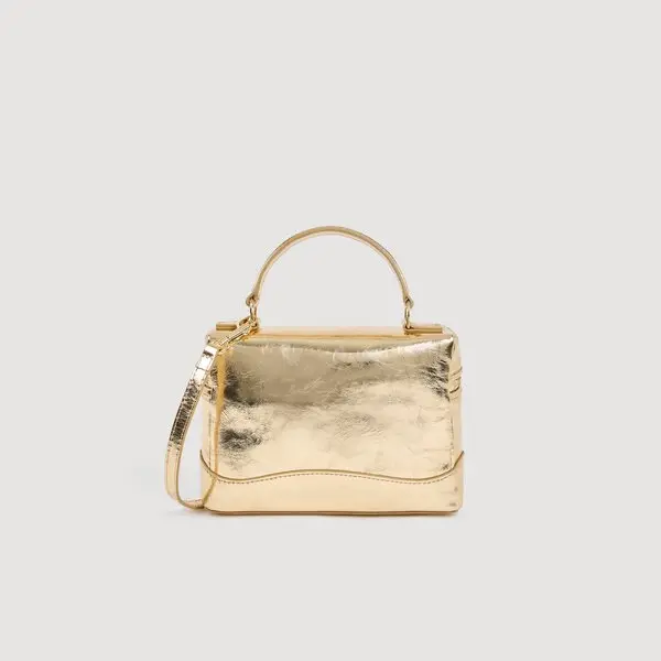 Sandro Tangolino Metallic Leather Vanity Bag