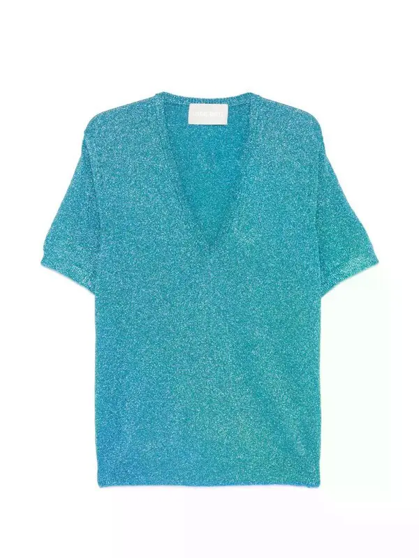 CIRCUS HOTEL V-neck T-shirt - Blue