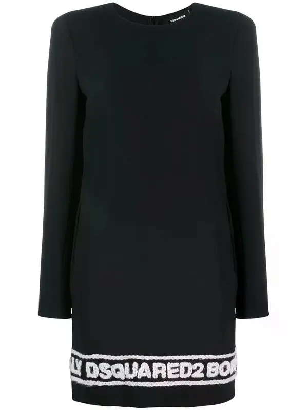 Dsquared2 Logo Hem Dress