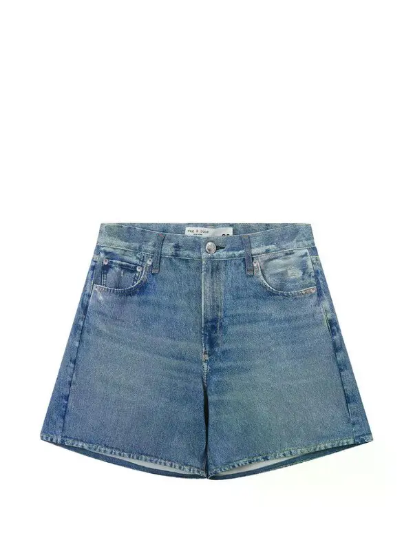 Rag & Bone Five-pocket Denim Shorts - Blue