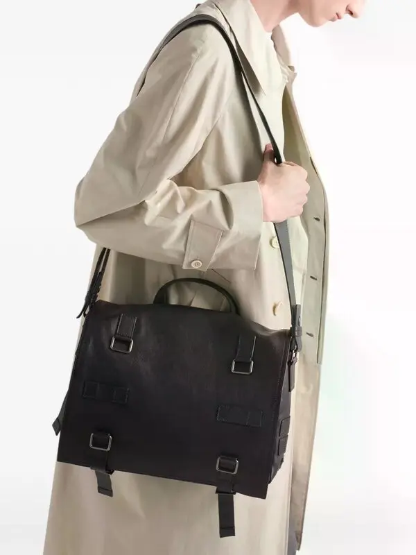 Prada Leather Messenger Bag