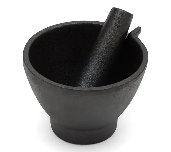 FOX RUN Cast Iron Mortar & Pestle 3.9' X 2.6 - One-color
