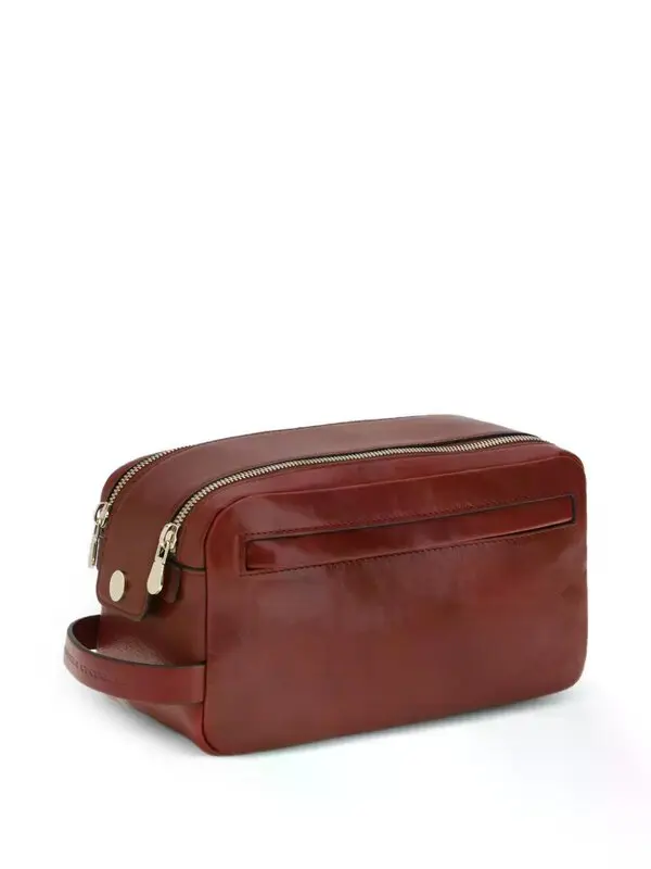 Brunello Cucinelli Rectangular Double-zip Box - Brown