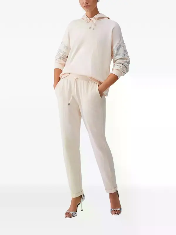Liu Jo Elasticated Drawstring Trousers - Neutrals