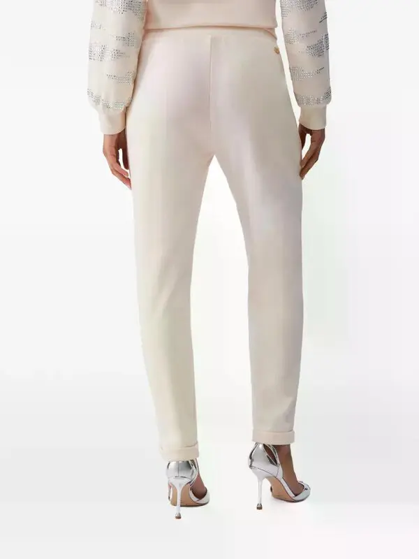Liu Jo Elasticated Drawstring Trousers - Neutrals