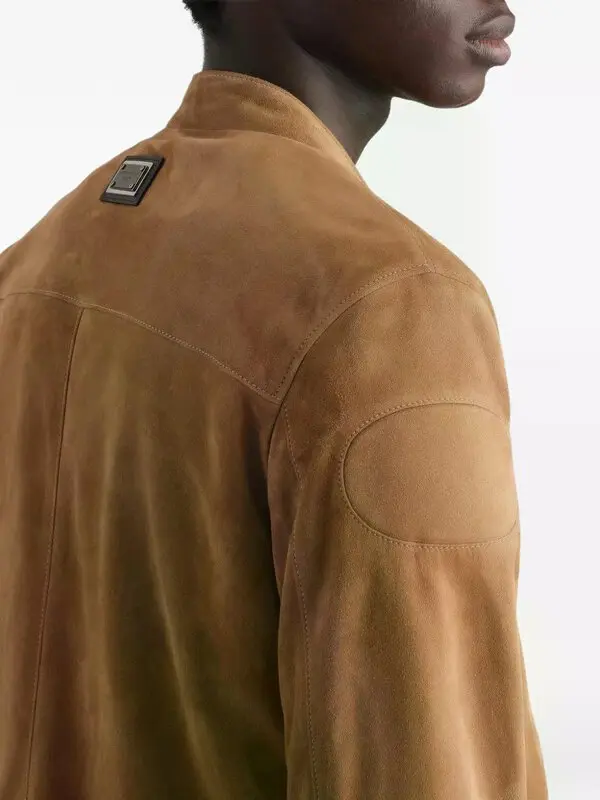 Dolce & Gabbana Zip Suede Jacket