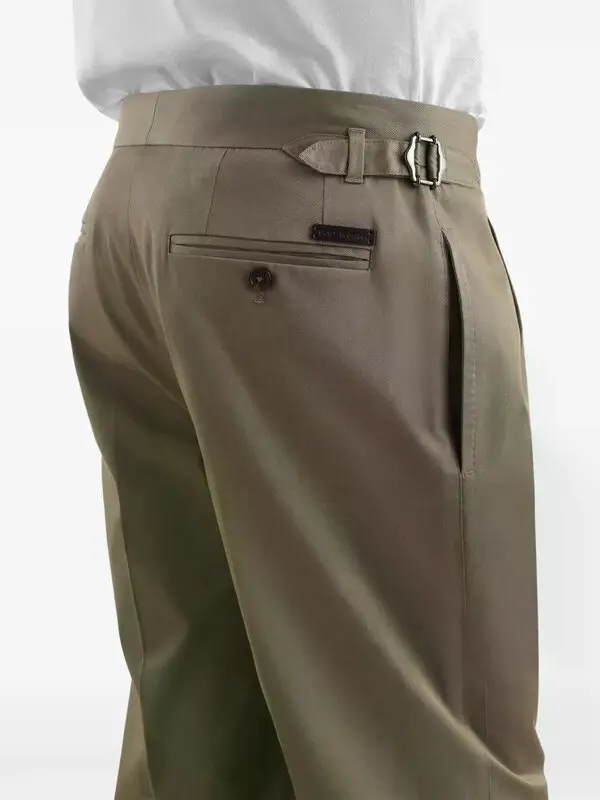 Dolce & Gabbana Pleated Buckle Trousers