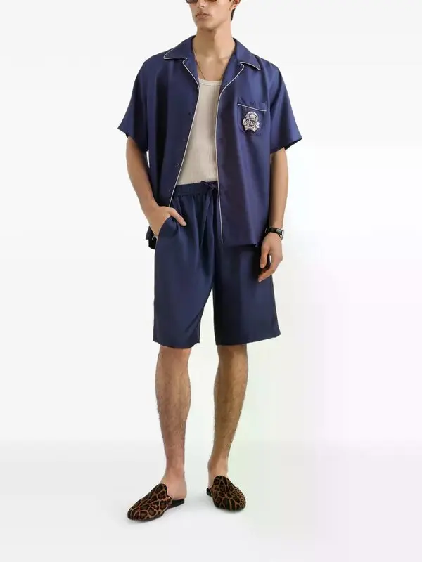 Dolce & Gabbana Drawstring Shorts - Blue