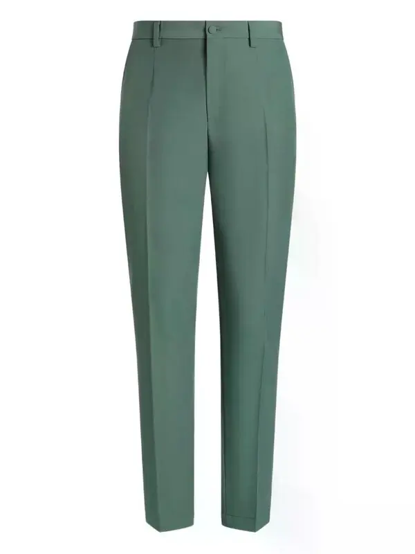 Dolce & Gabbana Poplin Trousers - Green