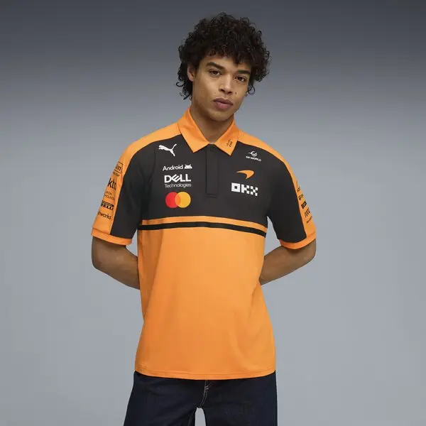 PUMA Mclaren Mastercard F1 Team Replica Polo Shirt - Orange