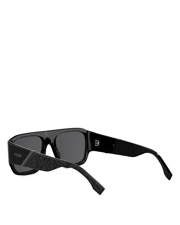 Fendi Diagonal Square Sunglasses, 54mm