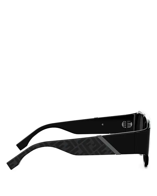 Fendi Diagonal Square Sunglasses, 54mm