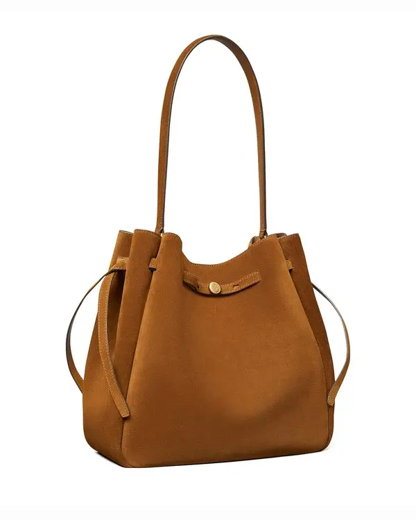 Tory Burch Large Suede Hobo Bag