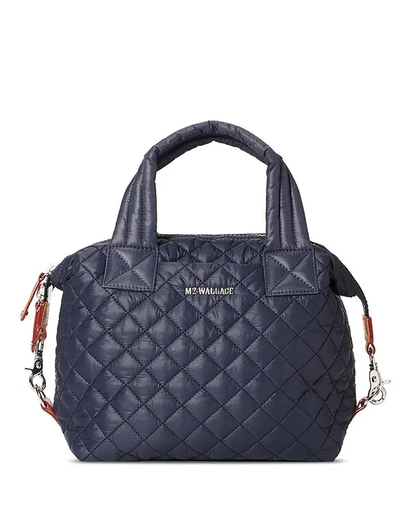 Mz Wallace Small Sutton Deluxe Handbag - Navy/silver