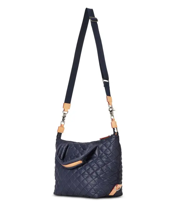 Mz Wallace Small Sutton Deluxe Handbag - Navy/silver
