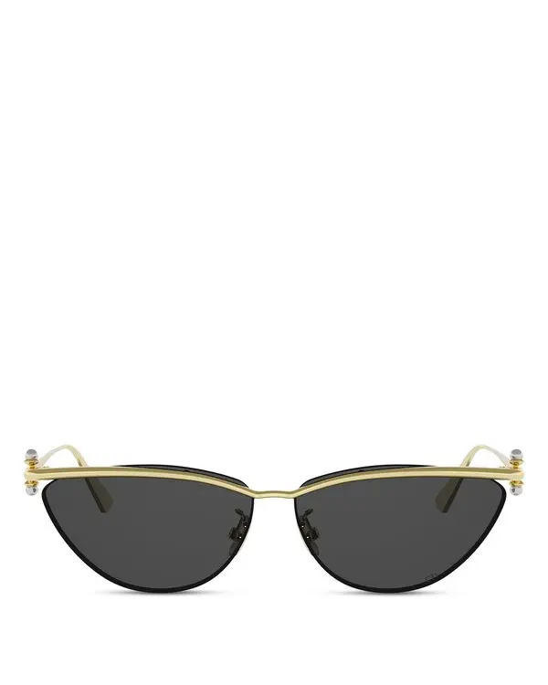 Dior Tribales Cat Eye Sunglasses - Shiny Gold Dh / Smoke
