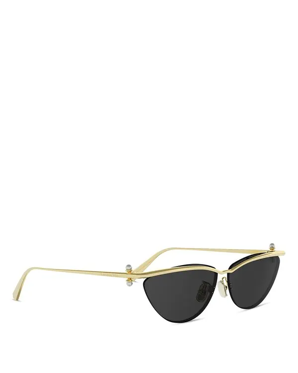 Dior Tribales Cat Eye Sunglasses - Shiny Gold Dh / Smoke