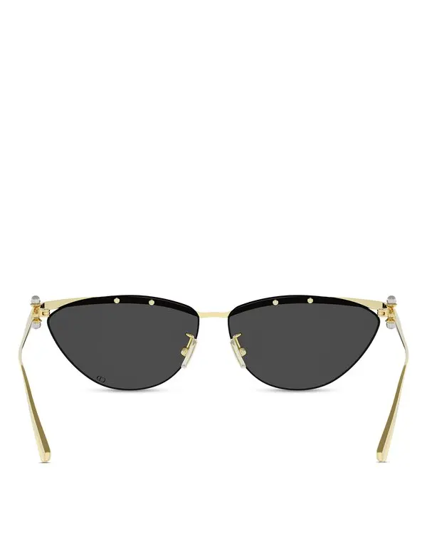 Dior Tribales Cat Eye Sunglasses - Shiny Gold Dh / Smoke