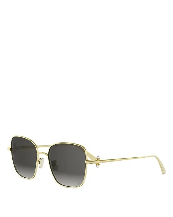 Dior Tribales Square Sunglasses - Gold Dh / Gradient Smoke