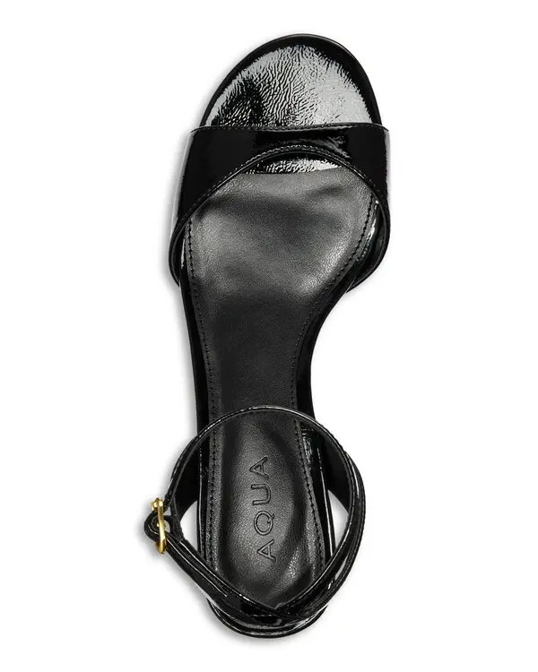 Aqua Livvy Open Toe Sandals - Black