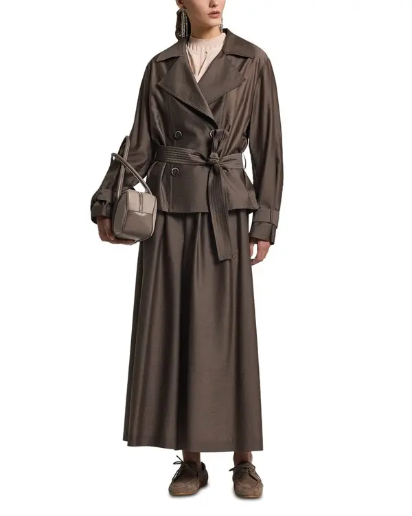 Peserico Belted Trench Coat