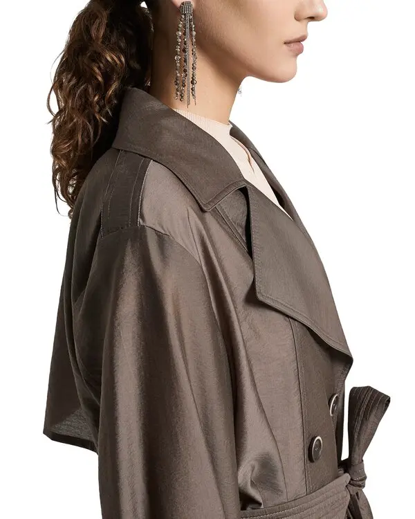 Peserico Belted Trench Coat