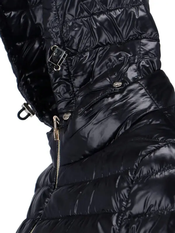Herno Padded Down Jacket With Hood - Black