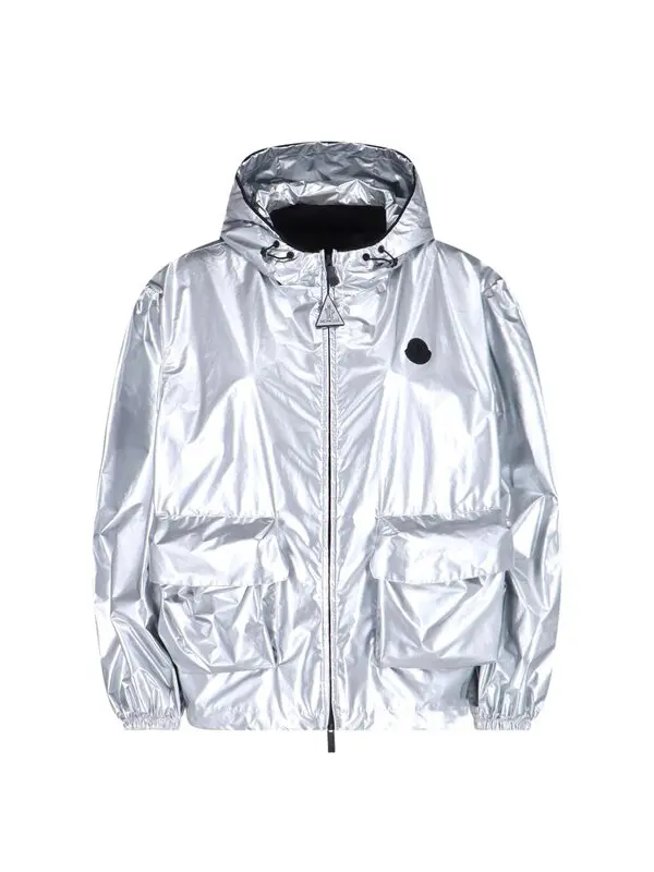Moncler Ylang Hooded Jacket - Silver