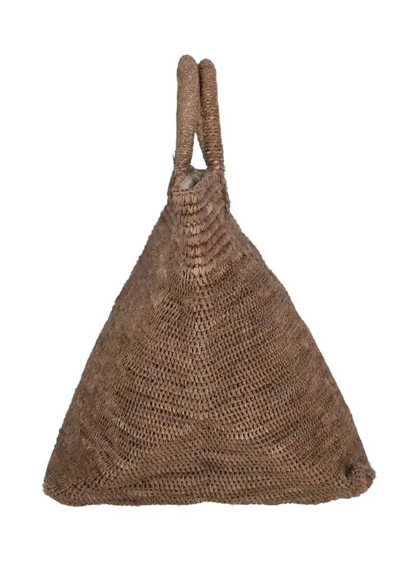 IBELIV Vanilla Raffia Tote Bag - Brown