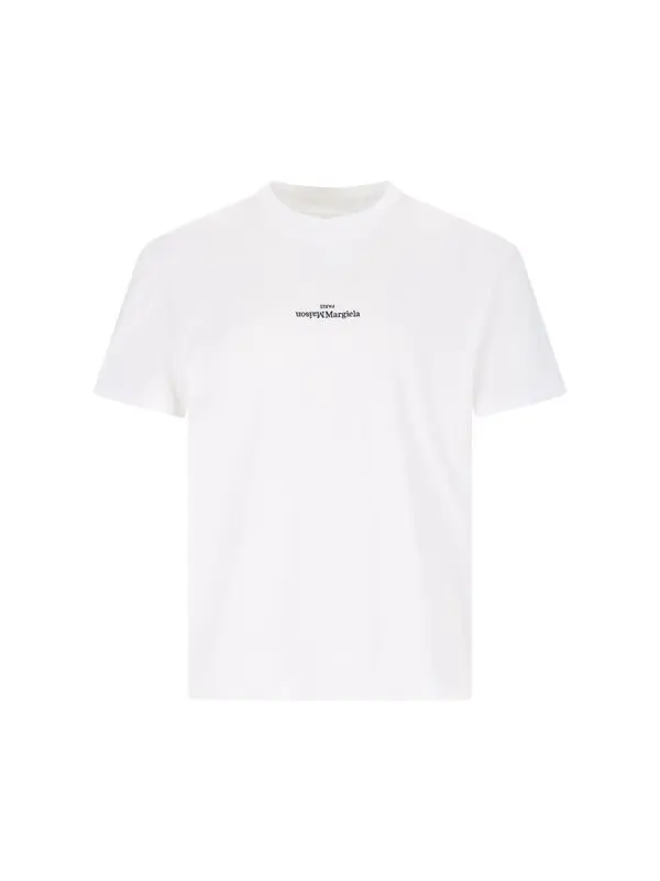 MAISON MARGIELA T-shirt "distorted Logo