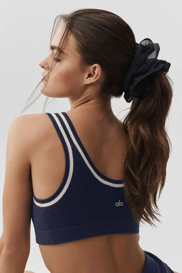 Alo Yoga Mesh Oversized Scrunchie - Navy
