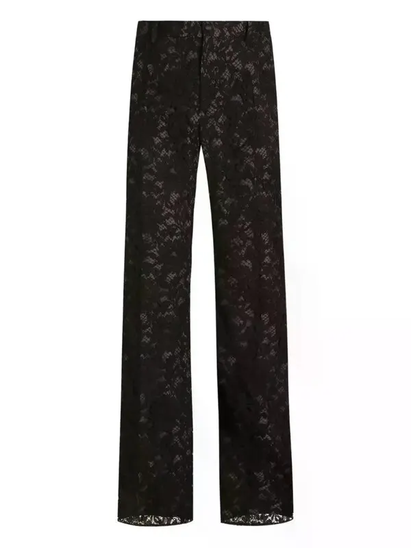 Dolce & Gabbana Lace Trousers - Black
