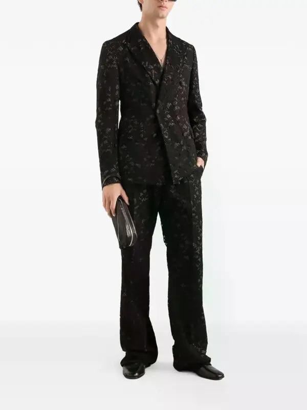 Dolce & Gabbana Lace Trousers - Black