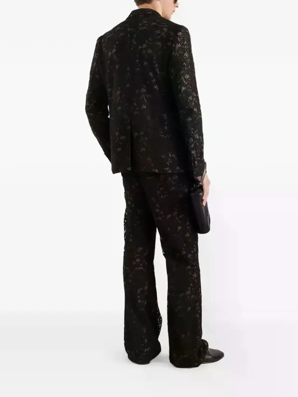 Dolce & Gabbana Lace Trousers - Black