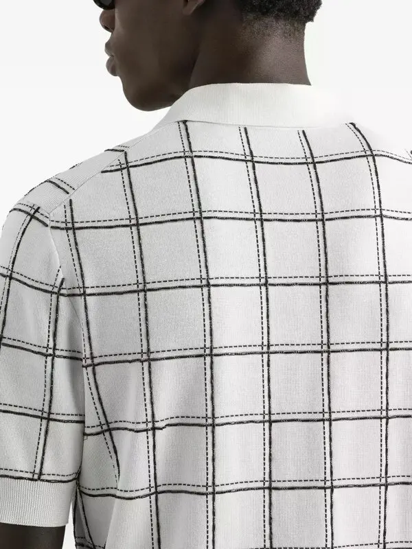 Dolce & Gabbana Checked-pattern Polo Shirt