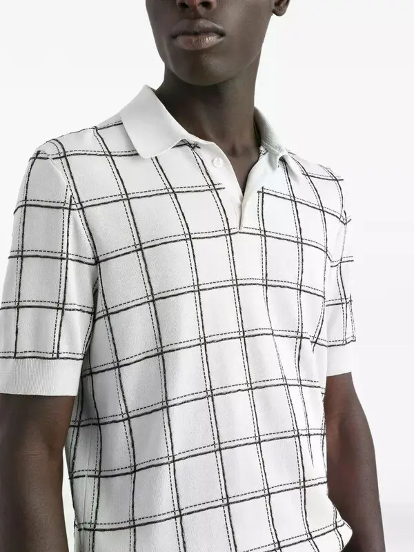 Dolce & Gabbana Checked-pattern Polo Shirt