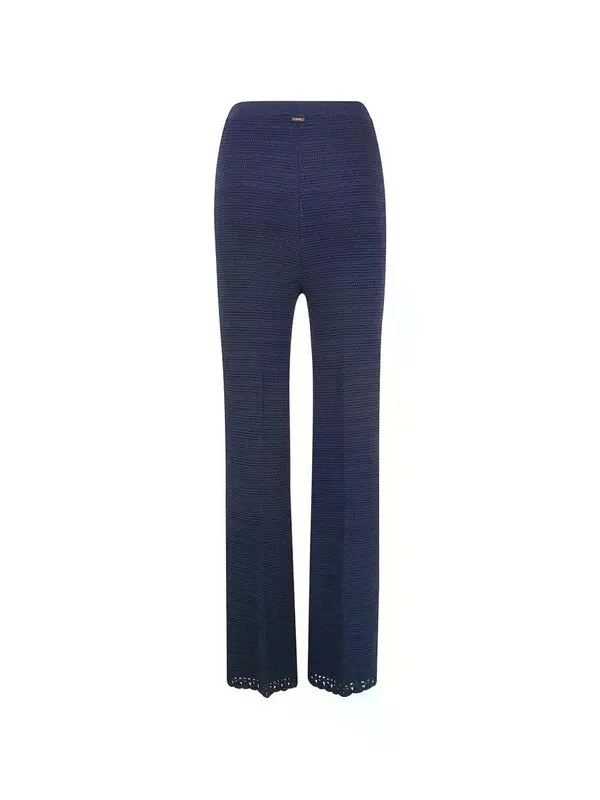 TWINSET Buttoned Crochet Trousers