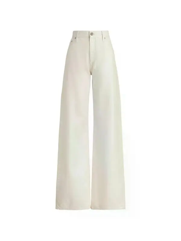 Ralph Lauren Mercer Wide-leg Jeans - Neutrals