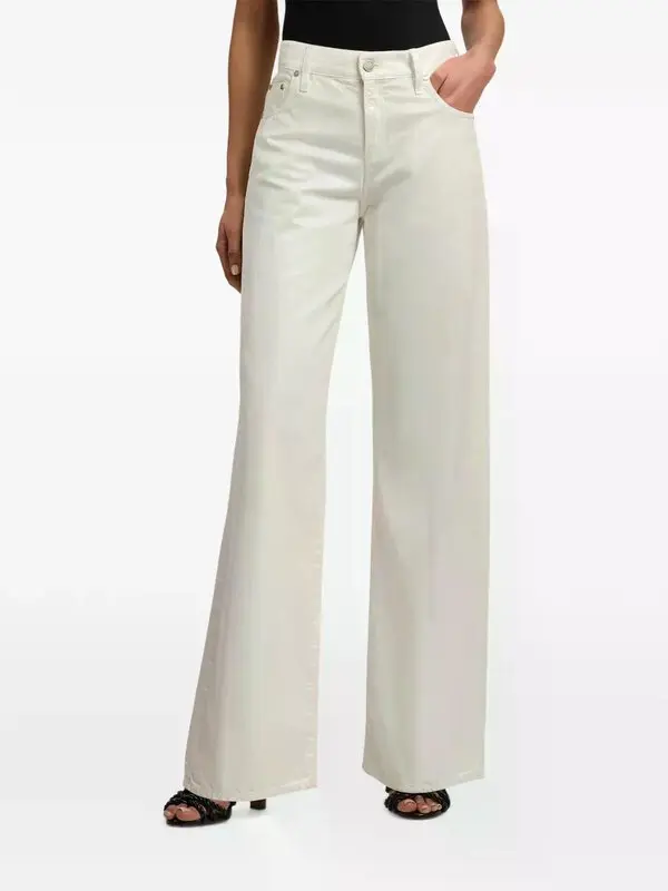 Ralph Lauren Mercer Wide-leg Jeans - Neutrals