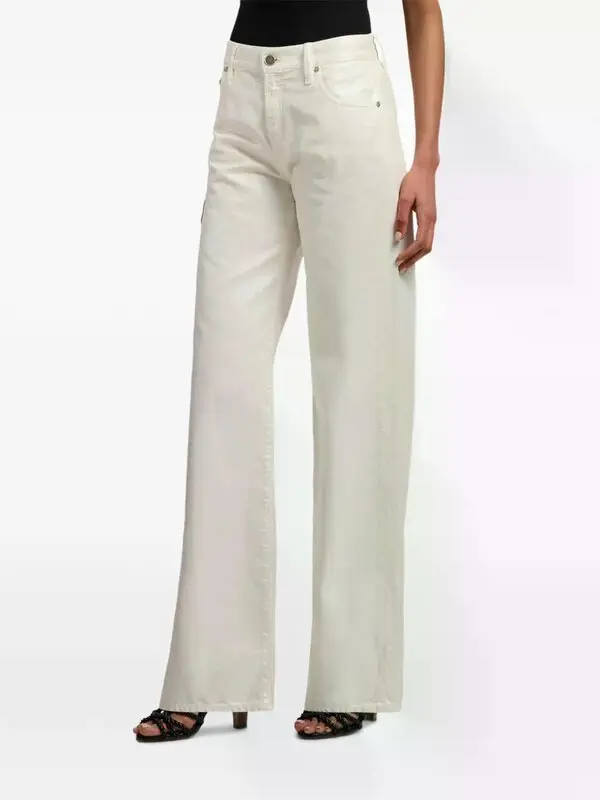 Ralph Lauren Mercer Wide-leg Jeans - Neutrals