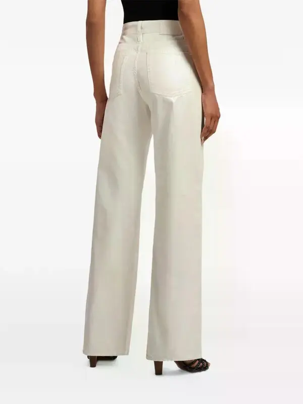 Ralph Lauren Mercer Wide-leg Jeans - Neutrals