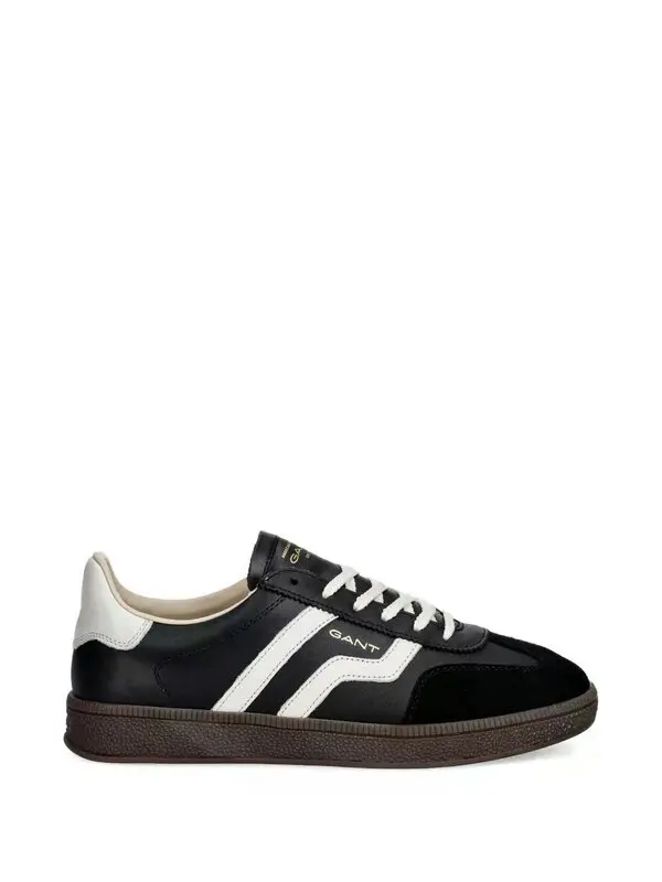 Gant Panelled Low Top Sneakers - Black