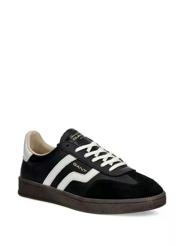 Gant Panelled Low Top Sneakers - Black