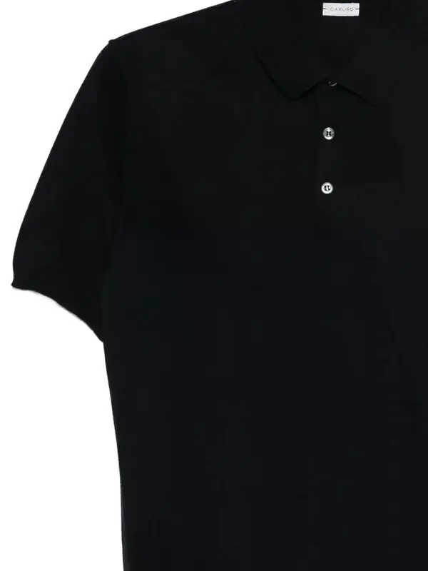 Caruso Navy Polo Shirt - Blue