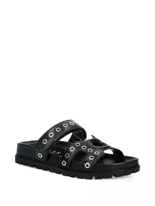 Guess Eyelet Embellished Sandals