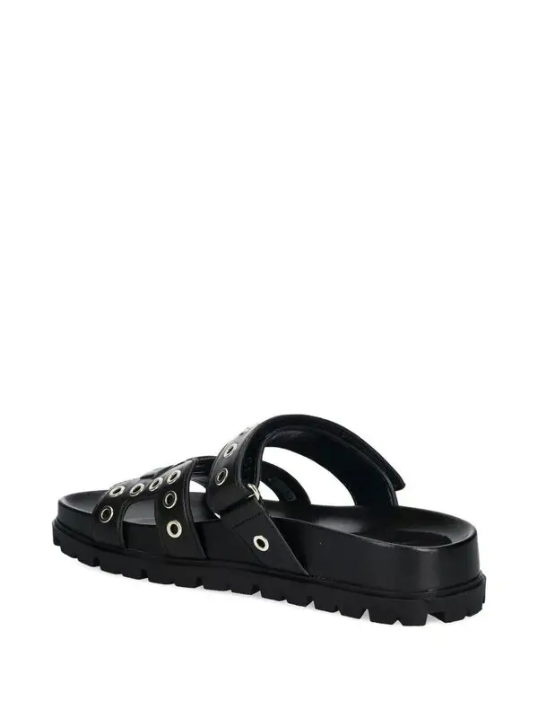 Guess Eyelet Embellished Sandals