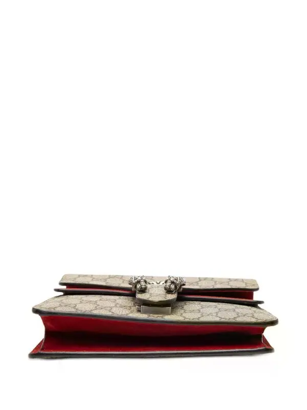 Gucci Small Gg Supreme Dionysus Crossbody Bag - Brown