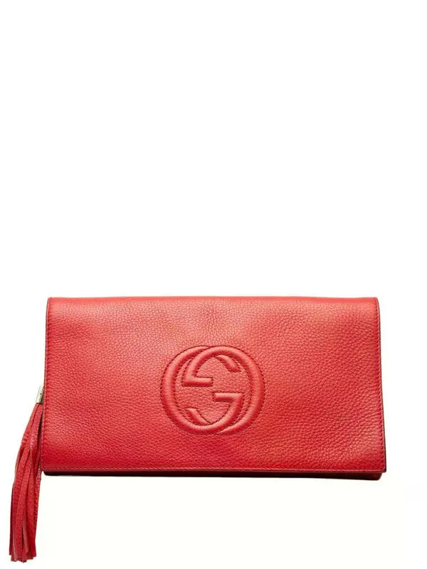 Gucci Leather Soho Disco Clutch Bag